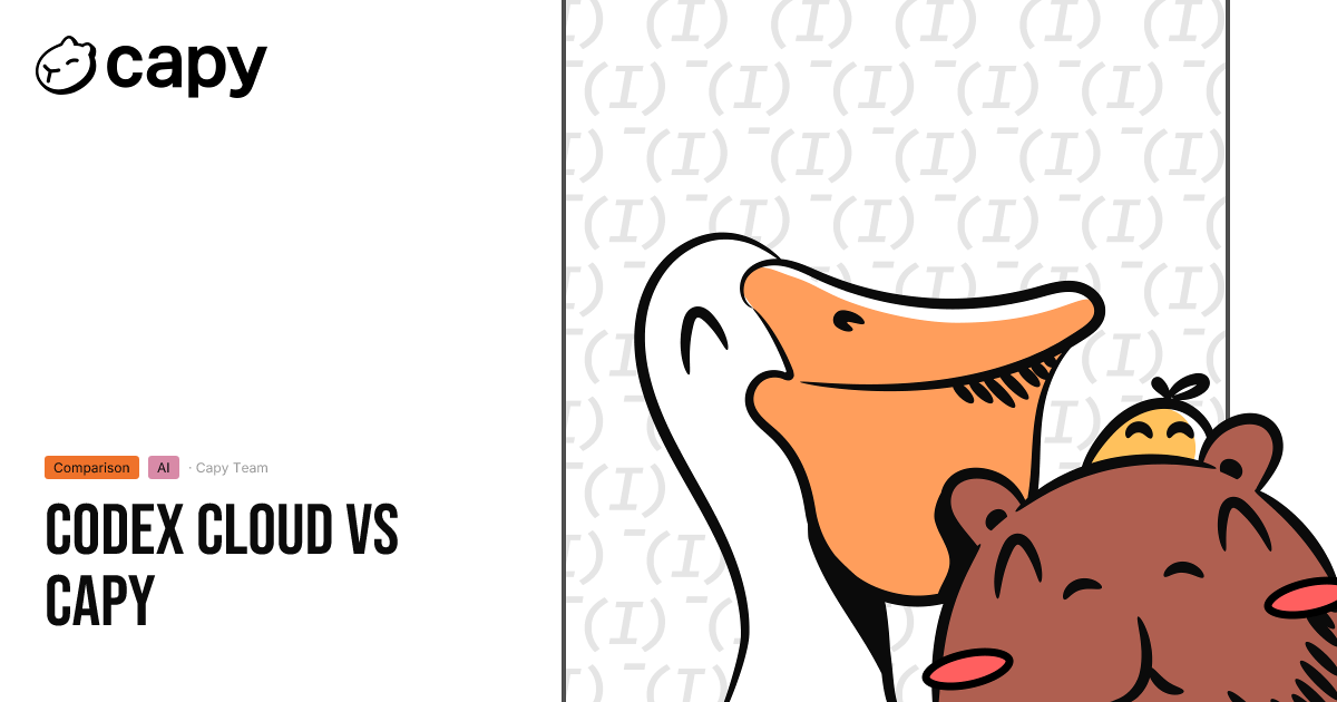 Codex Cloud vs Capy - Capy